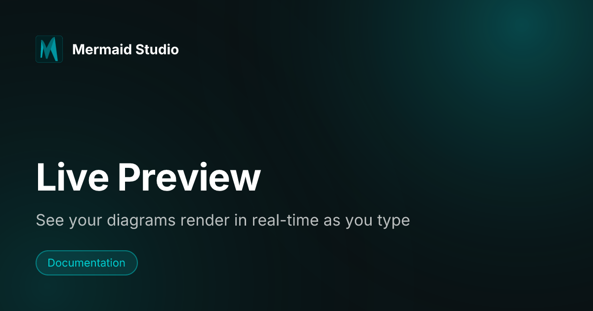 Live Preview | Mermaid Studio